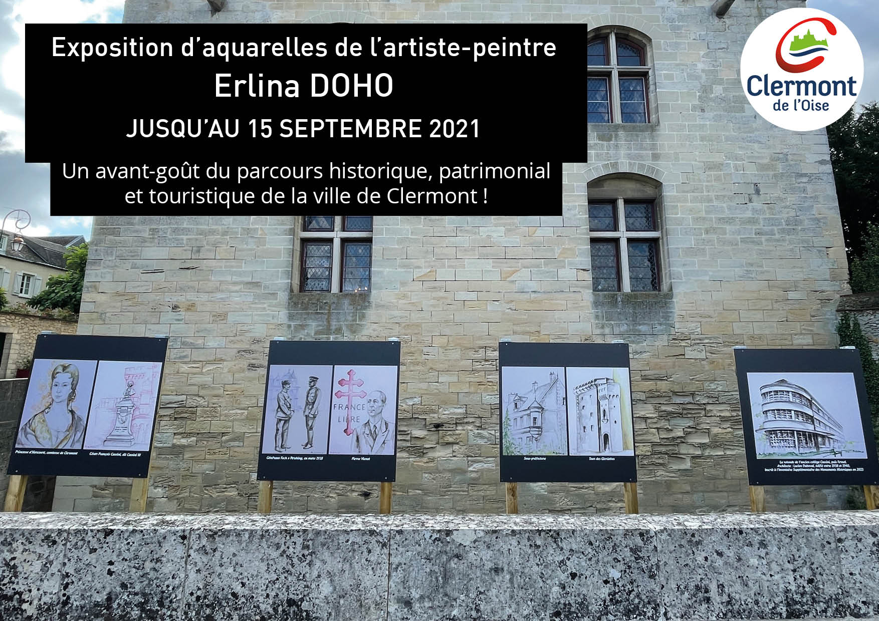 EXPOSITION ERLINA DOHO – Ville de Clermont (Oise) – Site Officiel